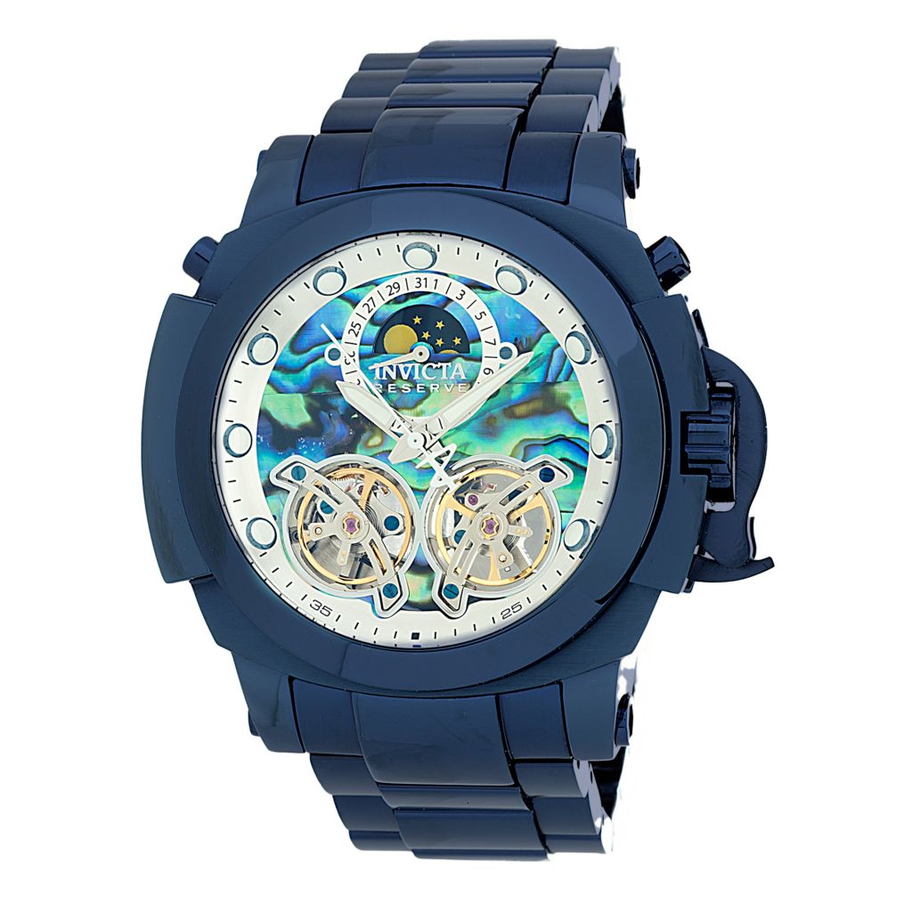 SteinMart.com | Invicta Reserve Man of War 48mm Automatic Double Open ...