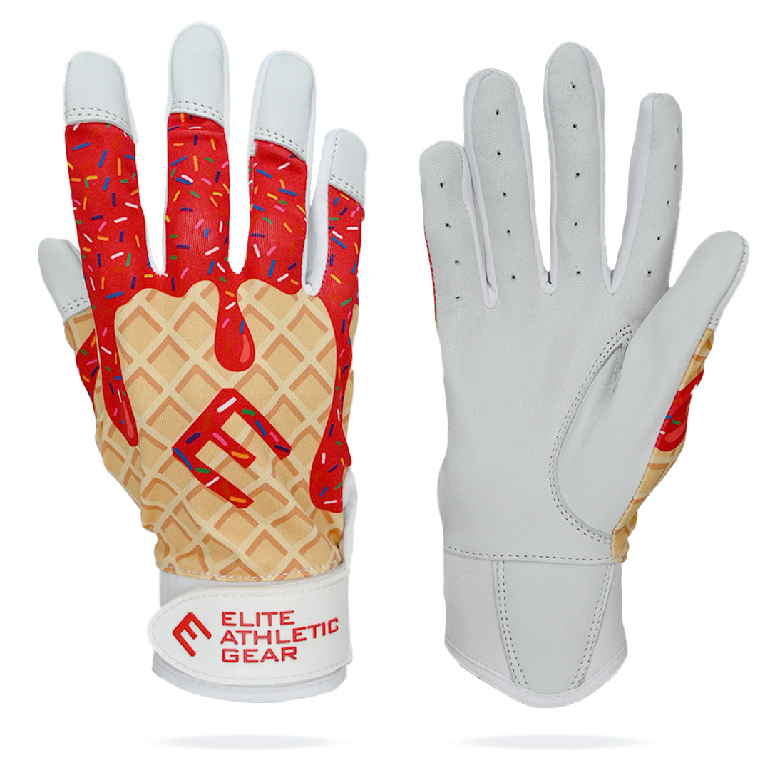 SteinMart.com | Red Ice Cream Batting Gloves – Stein Mart